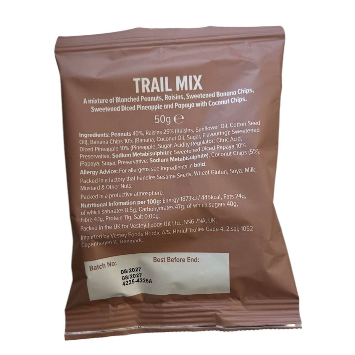 British Army Ration Pack Trail Mix - 50g – Preppers Shop UK