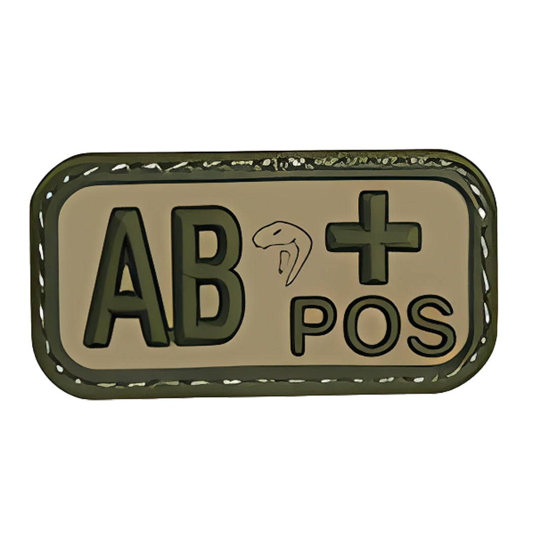Viper Ab Positive Green Blood Group Patch – Preppers Shop UK
