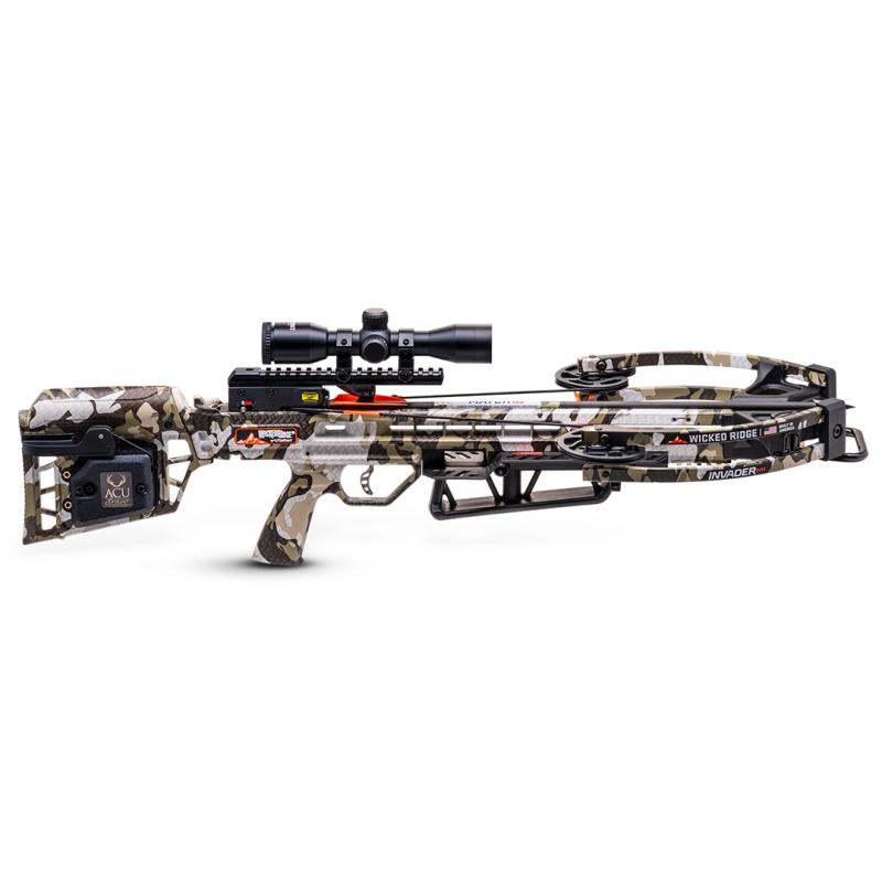 Wicked Ridge Invader M1 Compound Crossbow with ACUdraw & Pro-View 400 ...