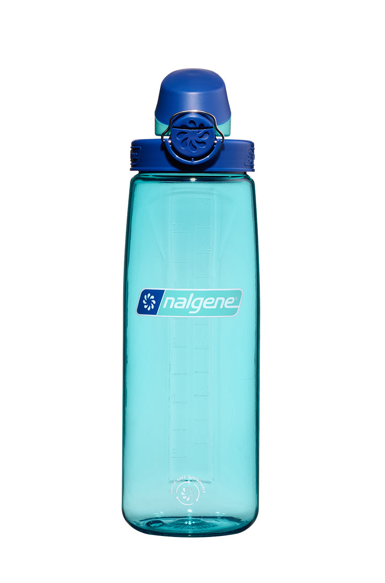 Nalgene 24oz / 0.7L Sustain Otf Bottle - Blue Aqua, Blue Cap – Preppers ...