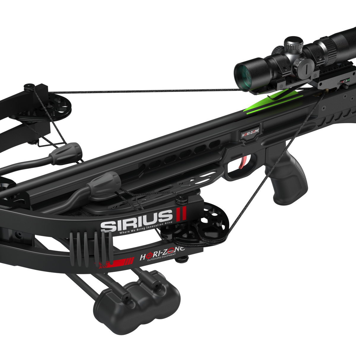 Hori-Zone Sirius 2 190lb Compound Crossbow Deluxe Kit - Black ...