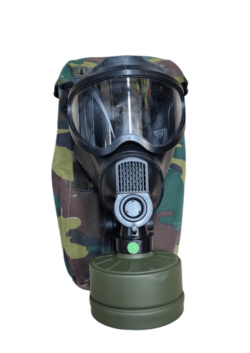 Belgium Military Bem 4 GP Gas Mask Respirator Filter & Bag – Preppers ...