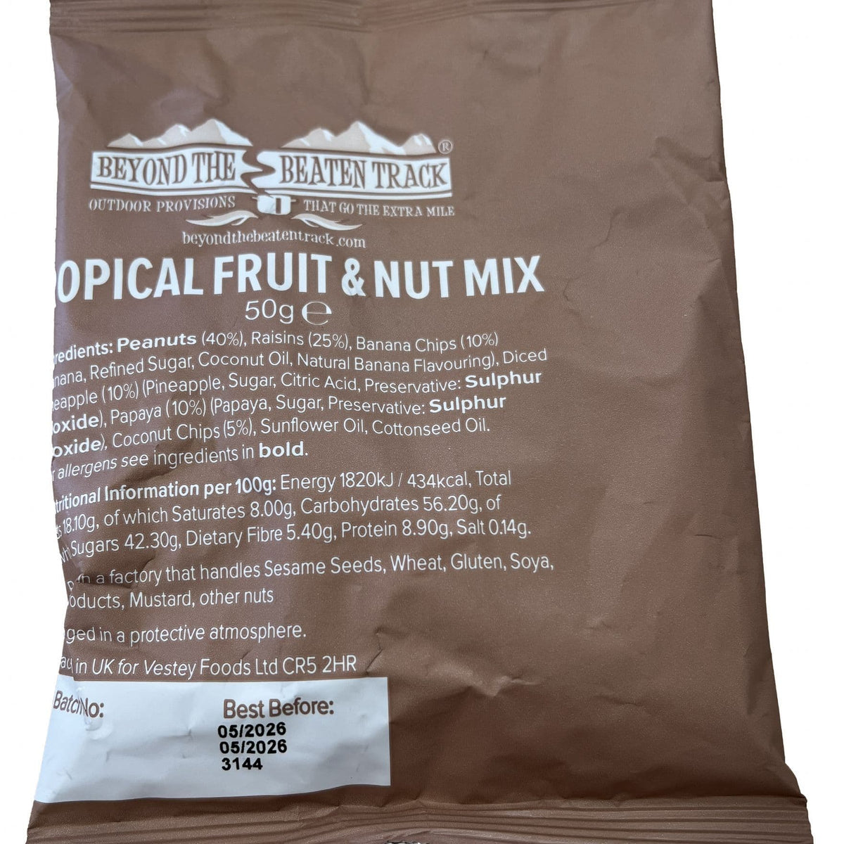 British Army Ration Pack Fruit & Nut Mix - 50g – Preppers Shop UK
