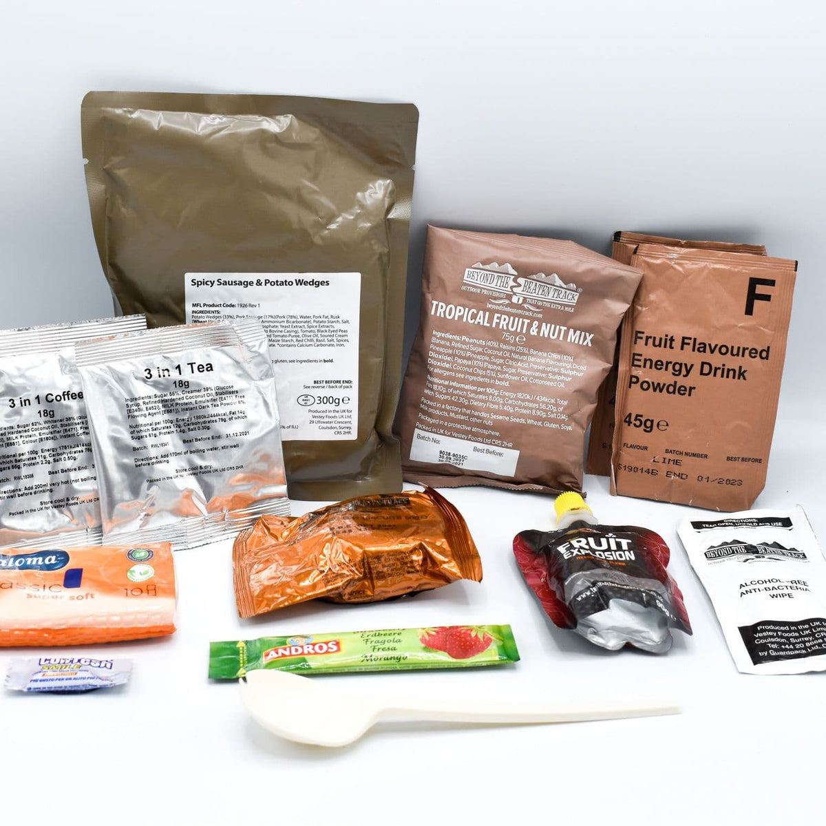 British Army Style Military 12hr Day Ration Pack – Preppers Shop UK