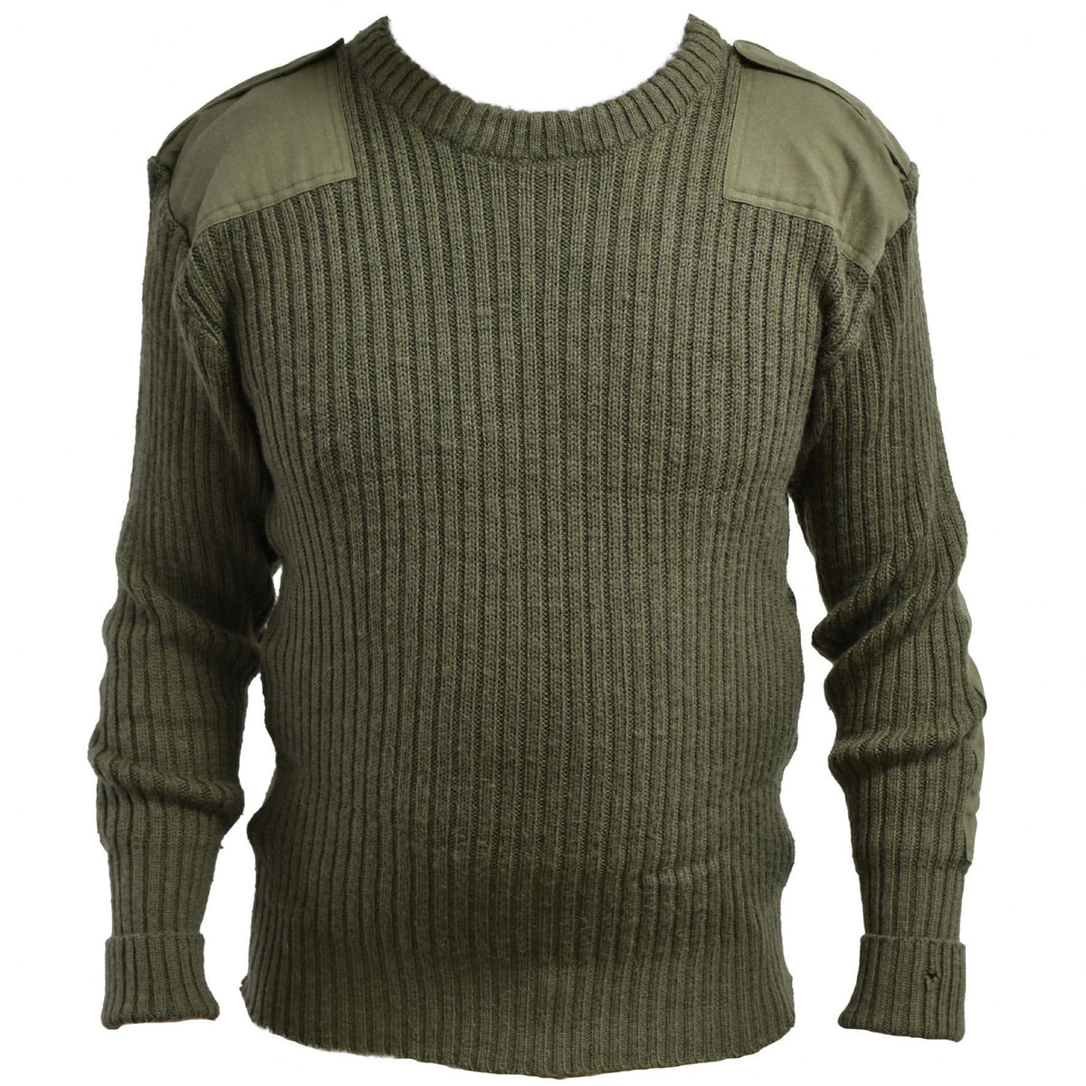 British Army Surplus Wool Pullover Sweatshirt Jumper - Olive – Preppers ...