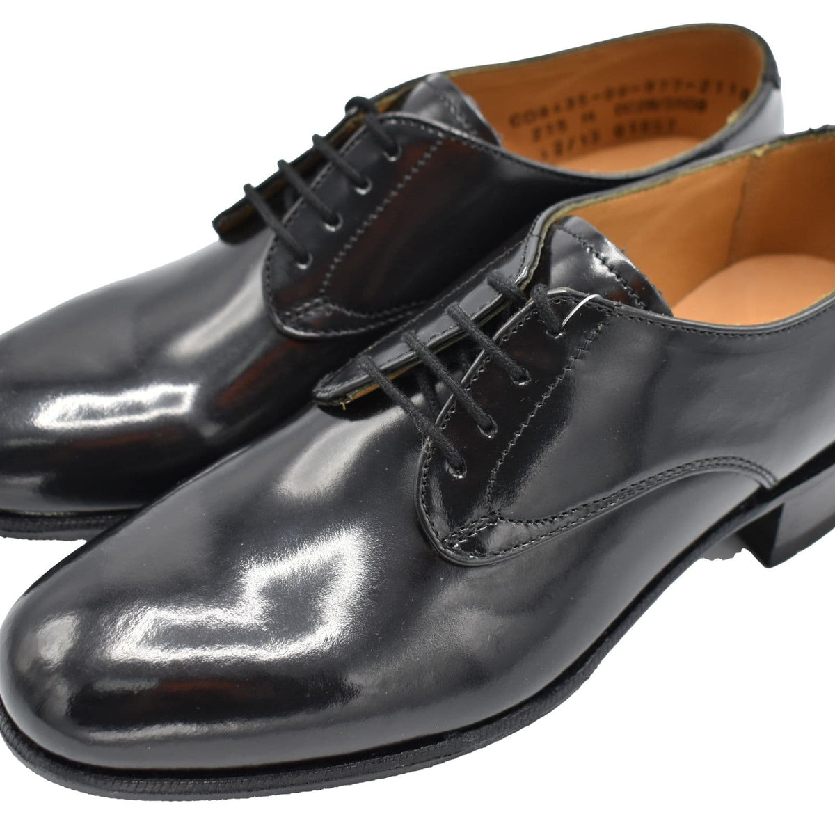 British Military Black Leather Womens Gibson Shoe – Preppers Shop UK