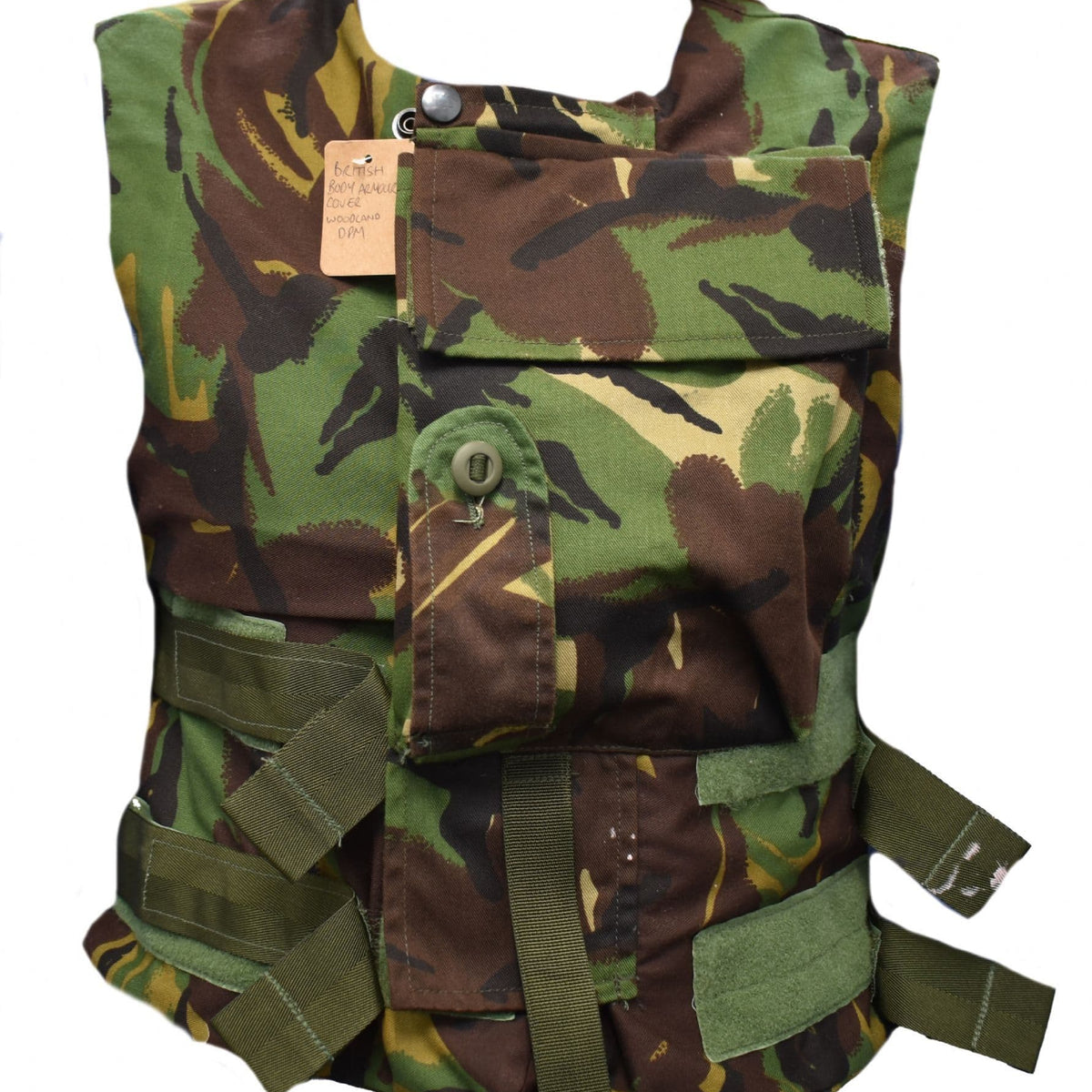 British Military Body Armour Cover Woodland DPM – Preppers Shop UK