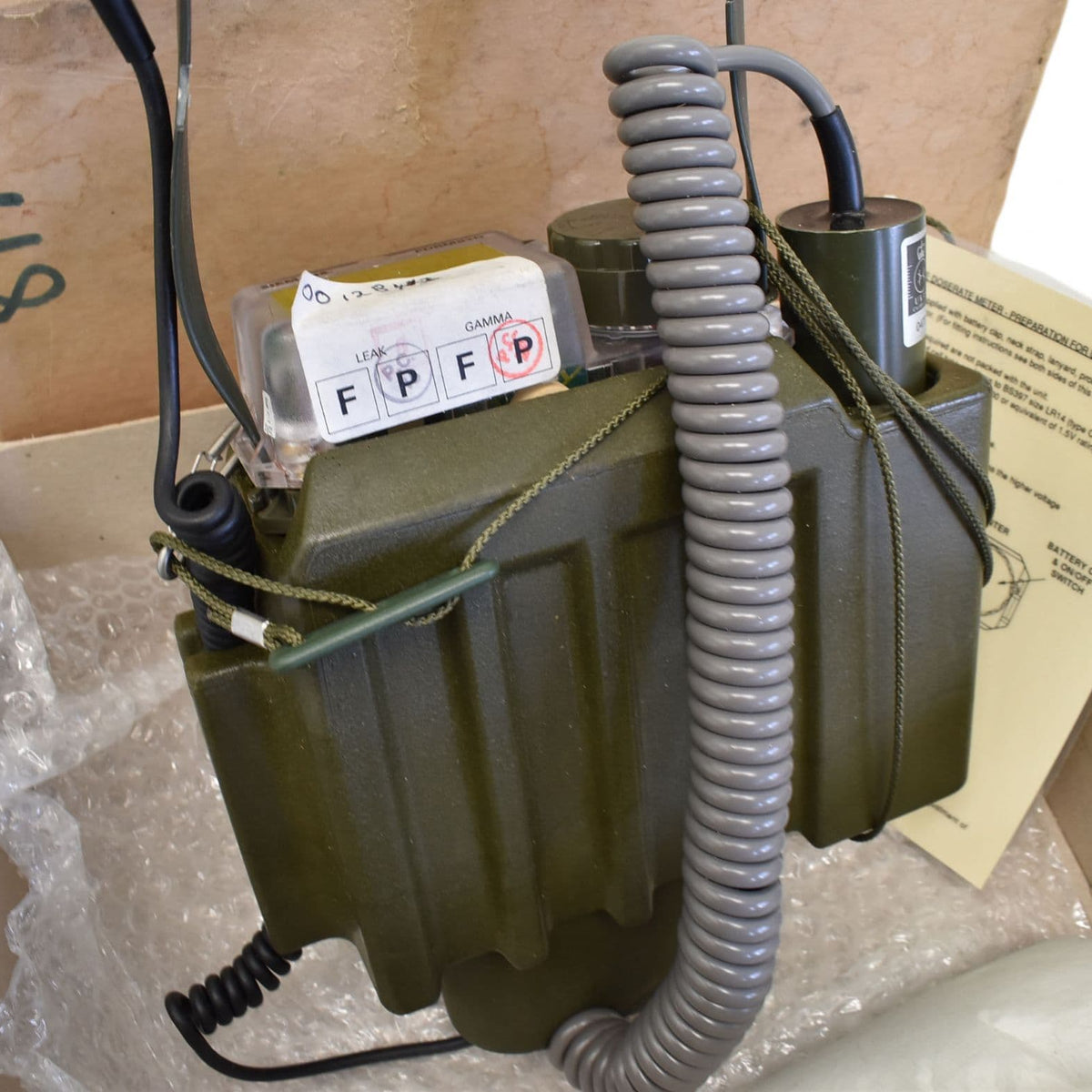 British Military PDRM82D Portable Dose Rate Meter Geiger Counter Radia ...