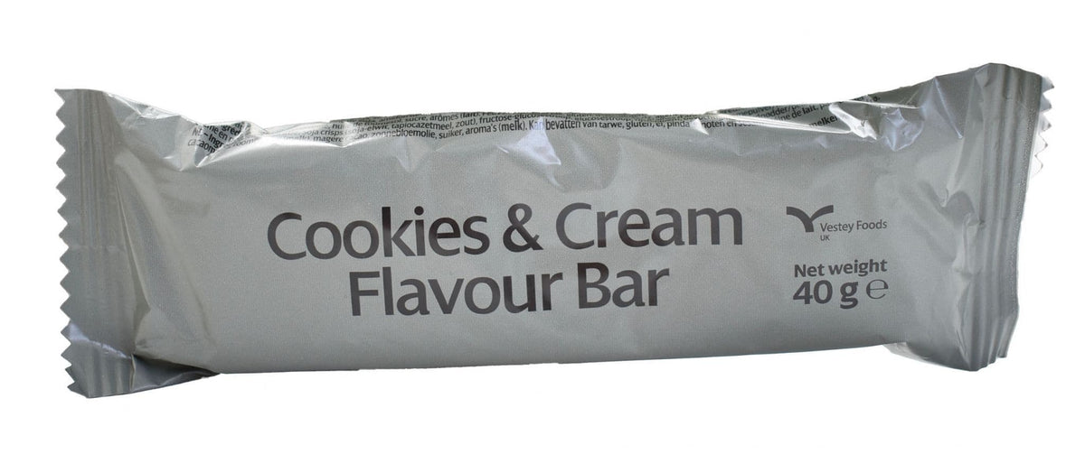 British Military Ration Pack Accessory - Cookies & Cream Flavour Bar 4 ...