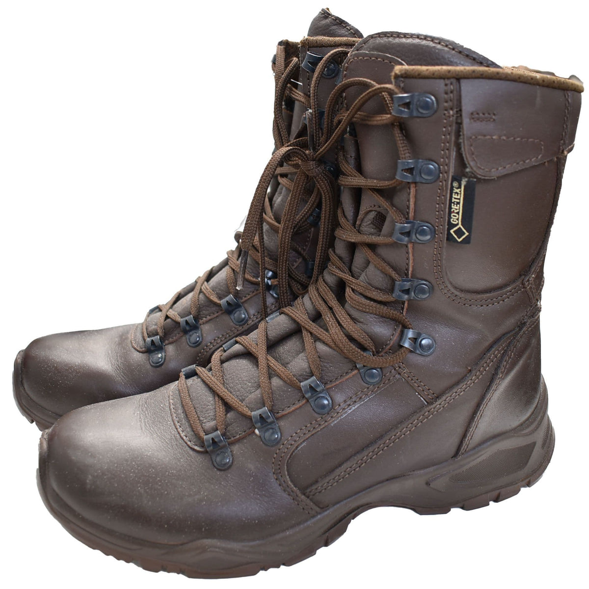 British Military YDS Swift Temperate Brown Leather Patrol Boots - Supe ...