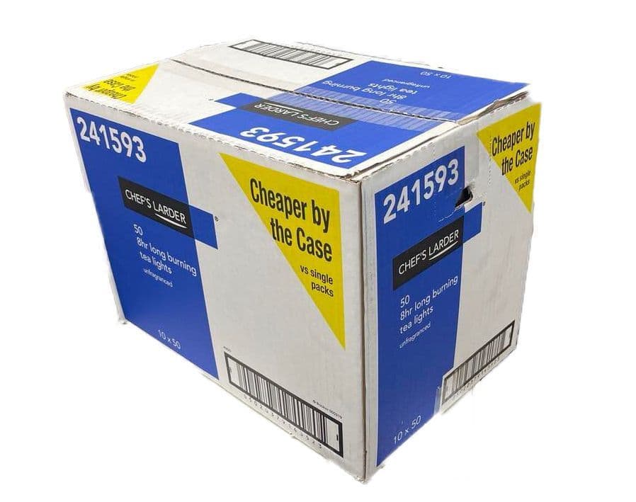 Bulk Buy 8 Hour Tea Light Candles - Box Of 500 – Preppers Shop UK