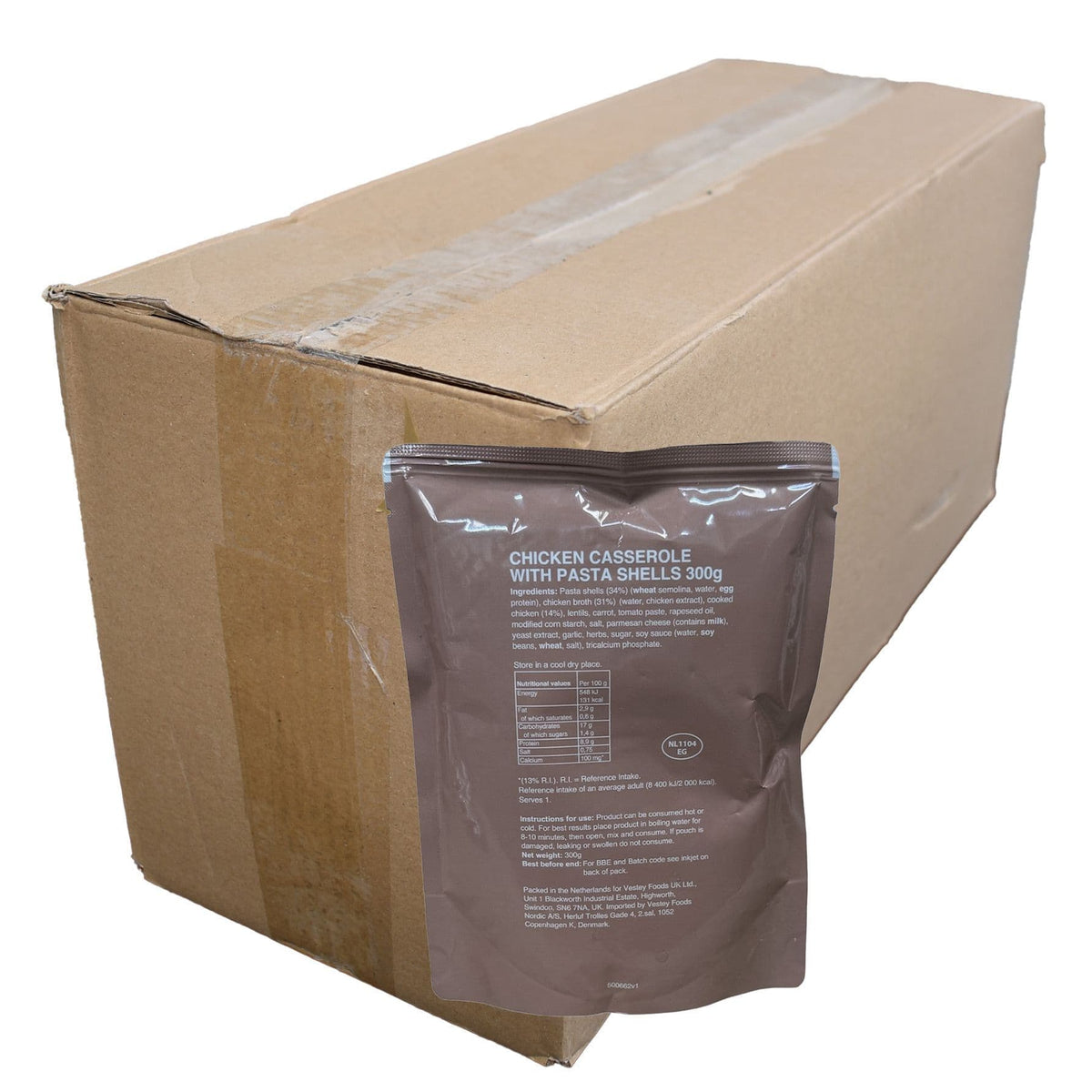 BULK BUY - British Military Ration Main Meal Pouch - Chicken Casserole ...