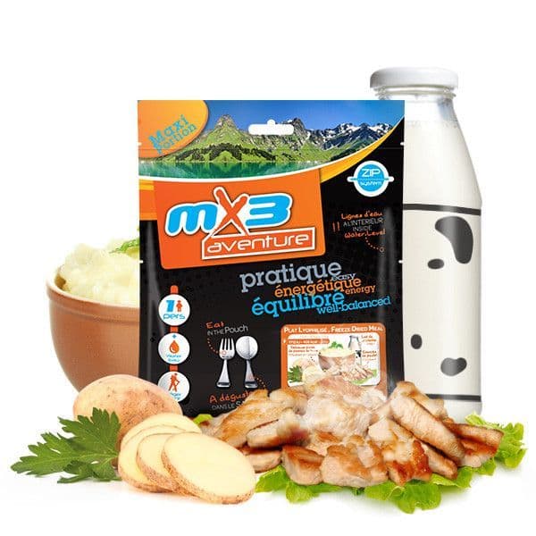 Freeze Dried MRE Ration Meal Pouch - Potato Puree & Chicken 150g ...