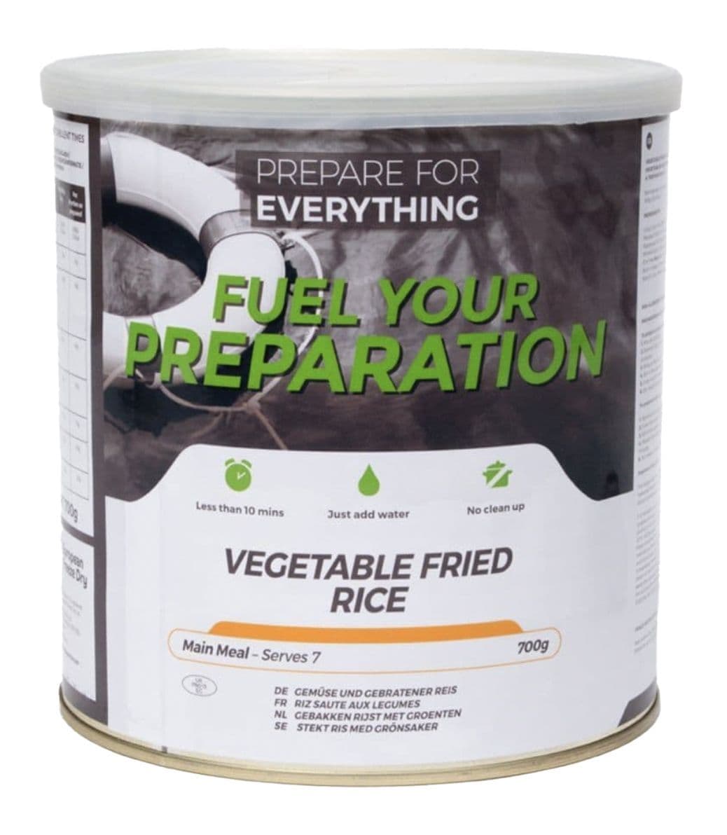 Fuel Your Preparation Freeze Dried Food Ration Meal Tin - Vegetable Fr ...