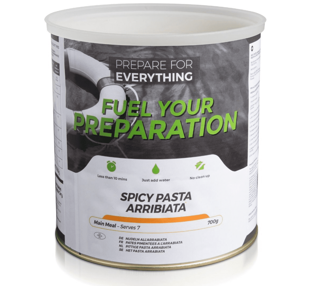 Fuel Your Preparation Freeze Dried Ration Meal Tin - Spicy Pasta Arrab ...