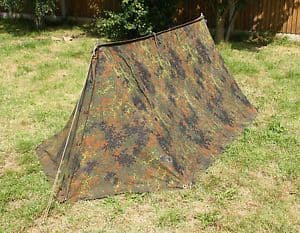 Genuine German Military Flecktarn 2 Man Tent – Preppers Shop UK