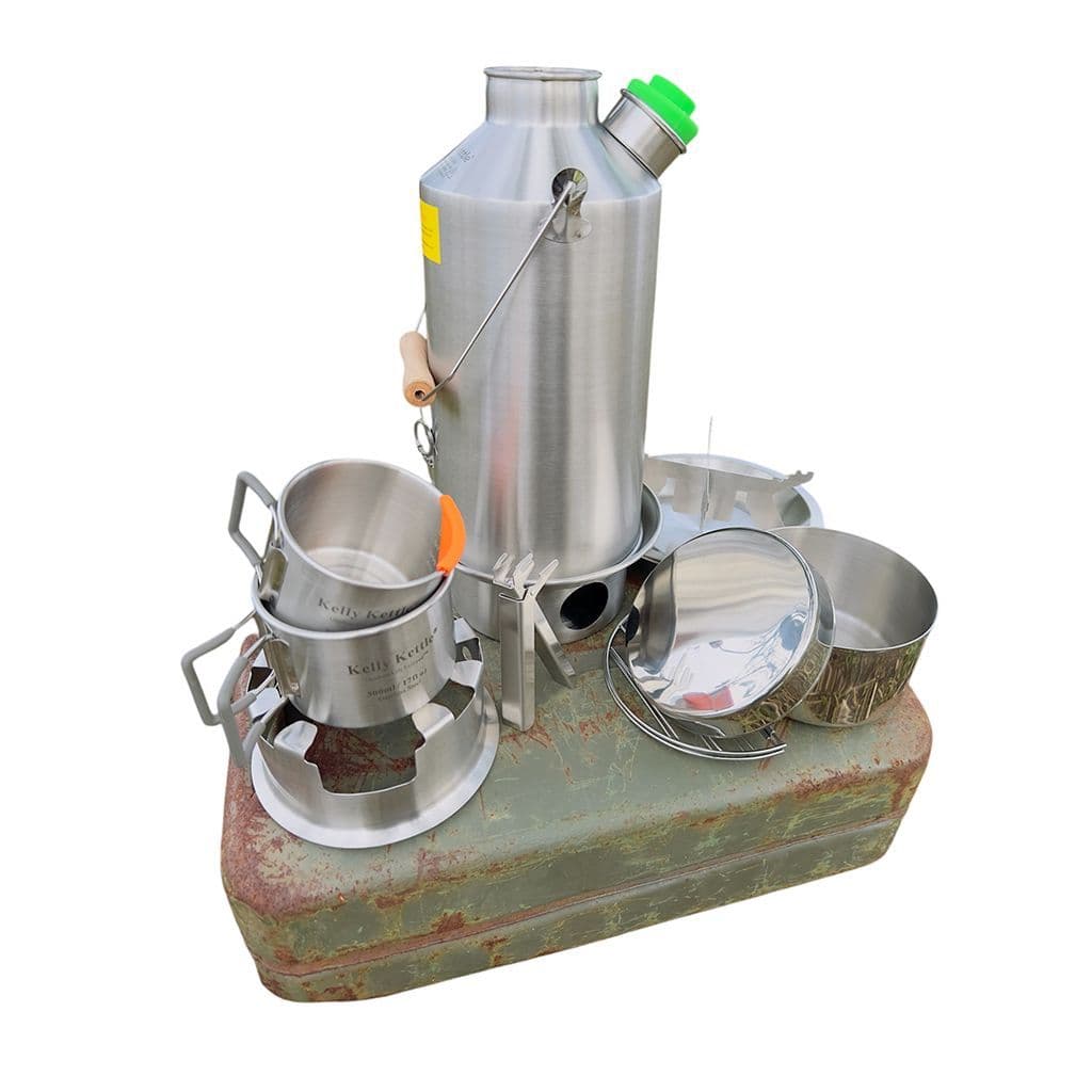 Kelly Kettle Ultimate Base Camp Kit Large Stainless Steel – Preppers ...