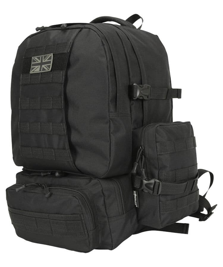 Kombat UK 50 Litre Expedition Pack - Black – Preppers Shop UK