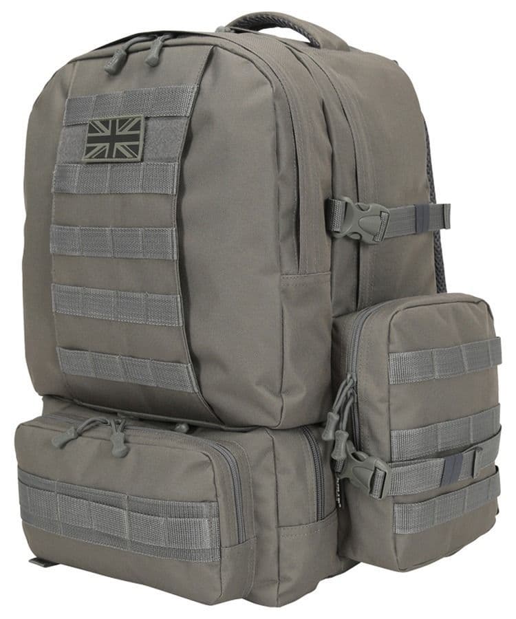 Kombat UK 50 Litre Expedition Pack - Gunmetal Grey – Preppers Shop UK
