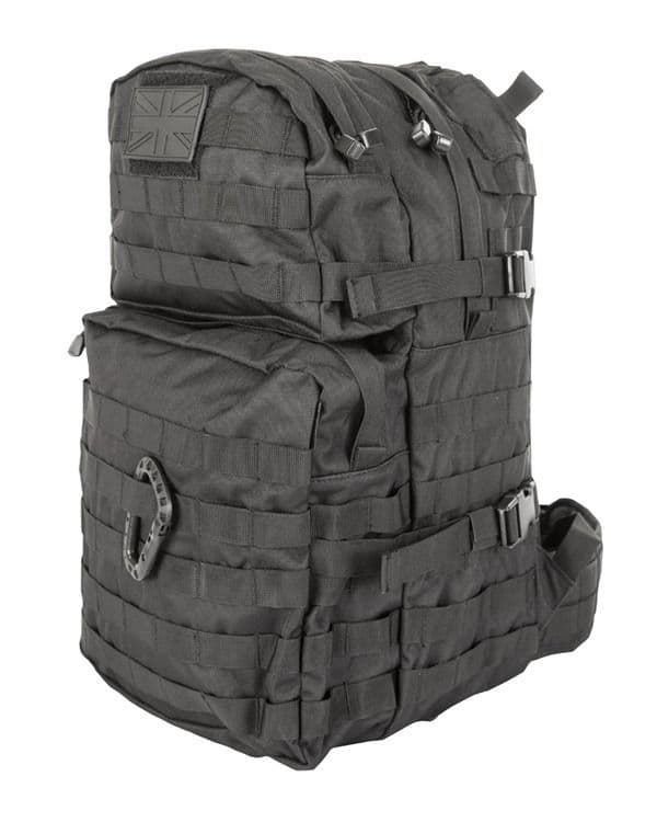 Kombat UK Assault 40 Litre Molle Bag - Black – Preppers Shop UK