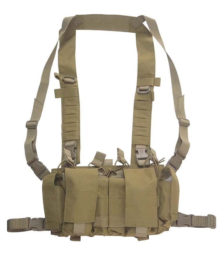 Kombat UK Delta High Capacity Chest Rig - Coyote | Preppers Shop UK