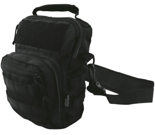 Kombat UK Hex-Stop Explorer Shoulder Bag - Black – Preppers Shop UK