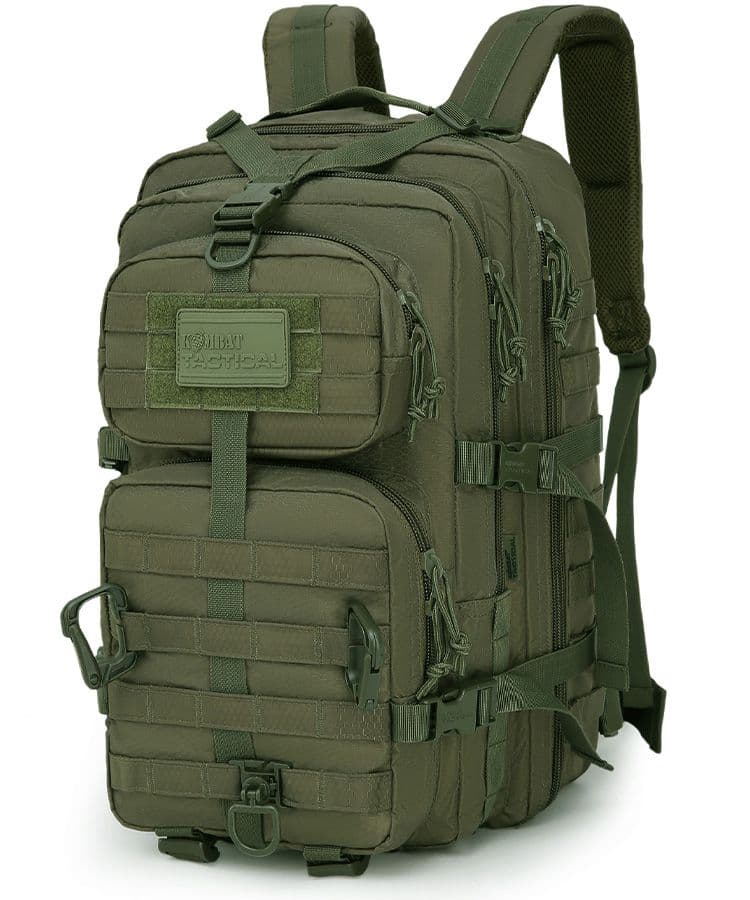Kombat UK Hex-Stop Reaper Pack 40 Litre Tactical Backpack - Olive Green ...