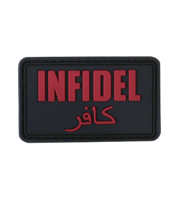 Kombat UK Infidel Morale Patch - Red | Preppers Shop UK