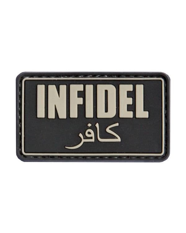 Kombat UK Infidel Patch - Black | Preppers Shop UK