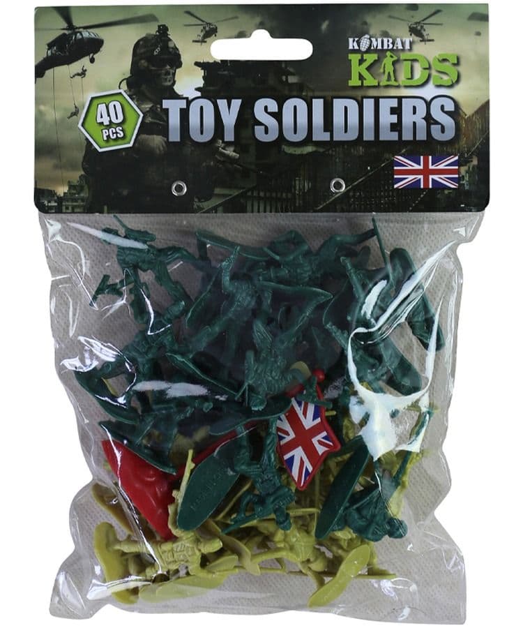 Kombat UK Kombat Force Pack of Toy Soldiers - 40 | Preppers Shop UK