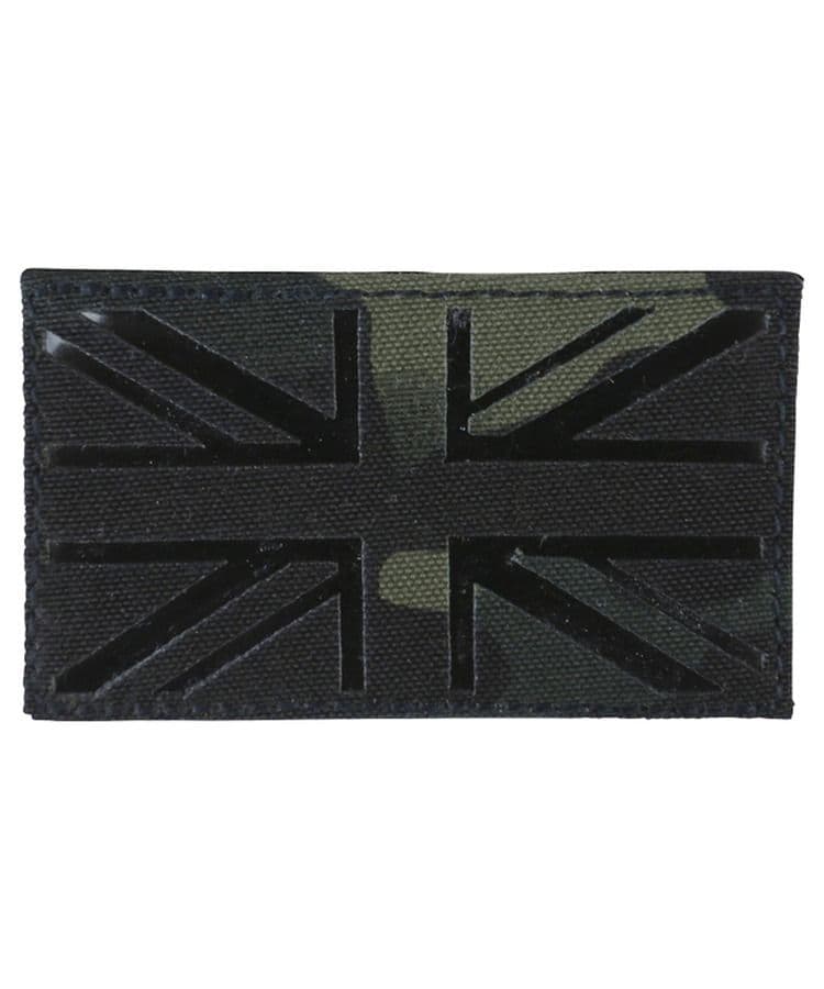 Kombat UK Laser-Cut Patch Set - BTP Black | Preppers Shop UK