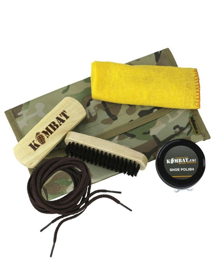 Kombat UK Military Boot Care Kit - Brown Polish / | Preppers Shop UK