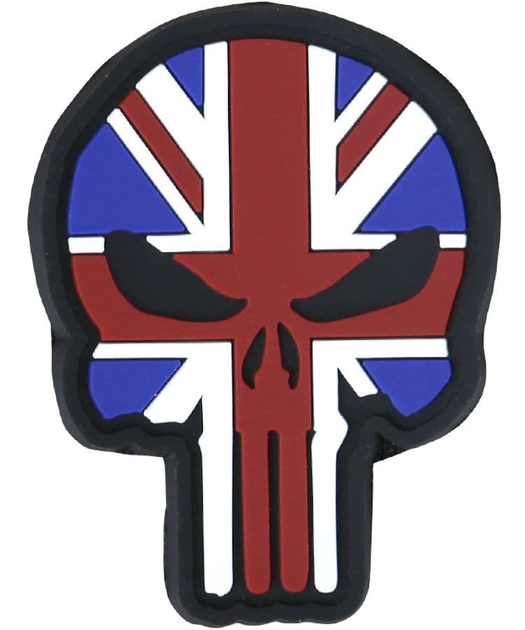 Kombat UK Punisher Skull Embroidered Morale Patch | Preppers Shop UK