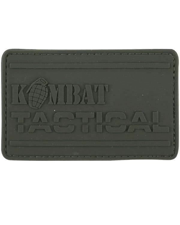Kombat UK PVC Tactical Patch In Olive Green | Preppers Shop UK