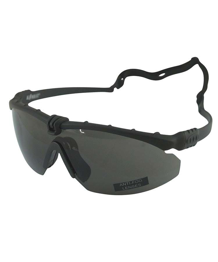 Kombat UK Ranger Glasses with Smoke Lenses - Black Frame – Preppers Shop UK