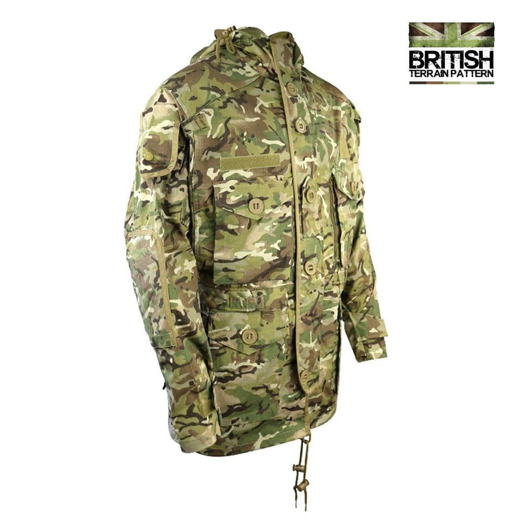 Kombat UK SAS Style Assault Jacket in BTP Camo – Preppers Shop UK