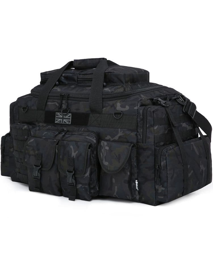 Kombat UK Saxon 100 Litre Holdall Bag - BTP Black | Preppers Shop UK