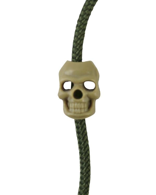 Kombat UK Skull Cord Stoppers - Coyote Brown | Preppers Shop UK