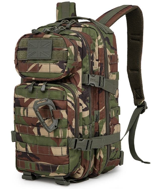 Kombat UK Small Molle Assault Pack With 28 Litre Capacity - DPM ...