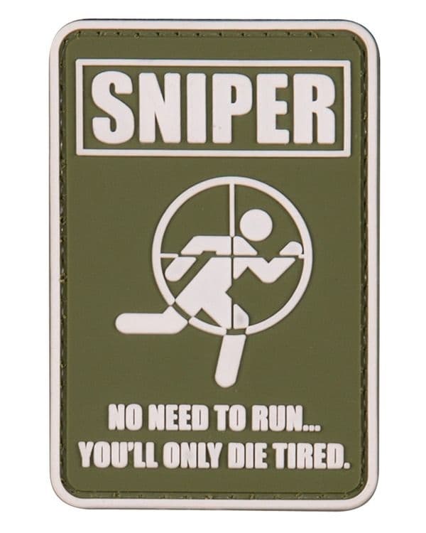 Kombat UK Sniper Patch - High-Quality Embroidered Morale Patch ...