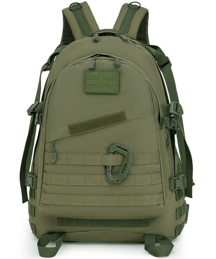 Kombat UK Spec-Ops 45 Litre Olive Green Tactical Backpack | Preppers ...