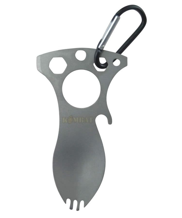 Kombat UK SPORK Multitool - Black | Preppers Shop UK