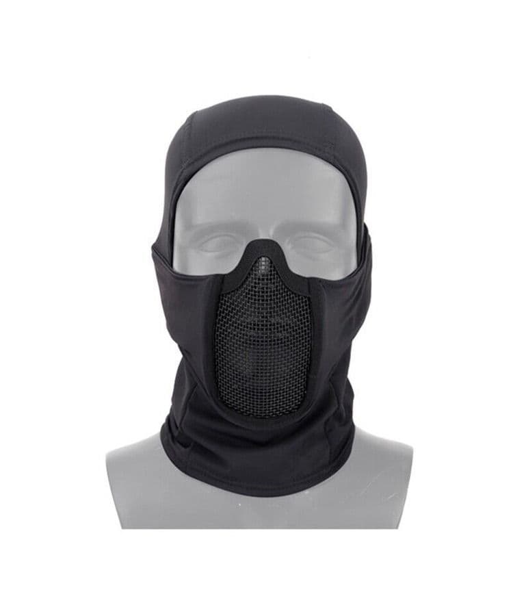 Kombat UK Tactical Operators Mesh Balaclava Face Mask - Black ...