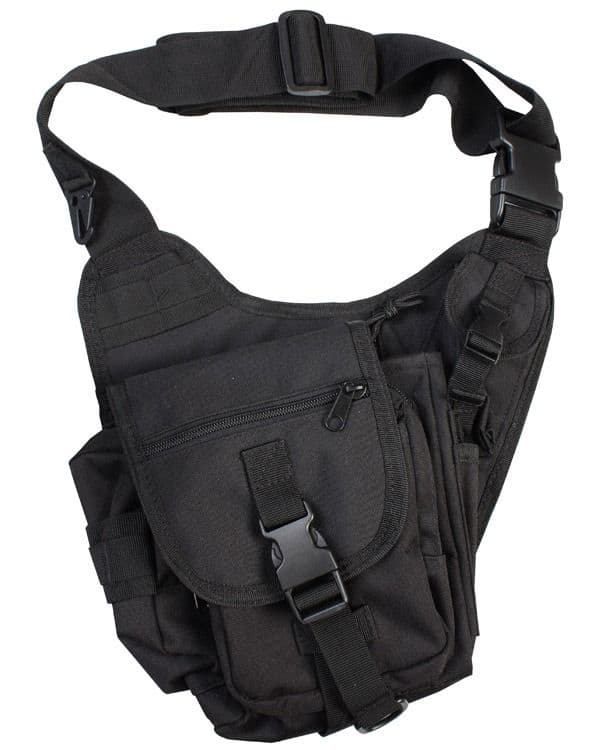 Kombat UK Tactical Shoulder Bag - 7 Litre Capacity - Black | Preppers ...