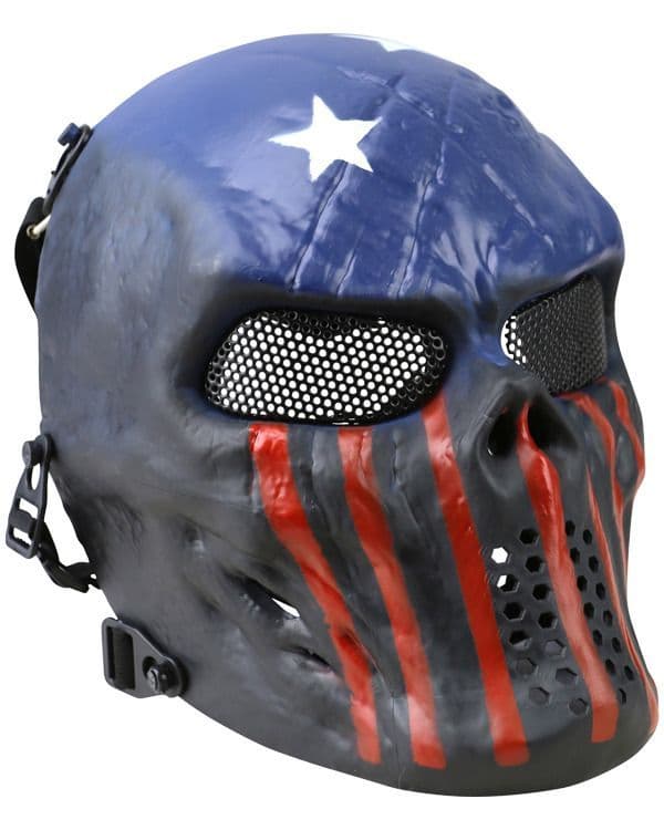 Kombat UK Tactical Skull Mesh Face Mask - USA – Preppers Shop UK