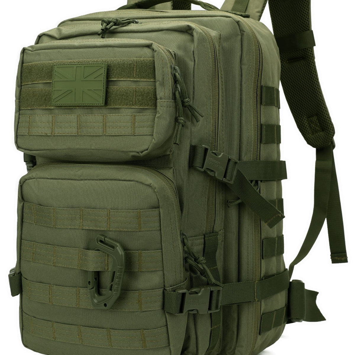Kombat UK Trooper Assault Pack - 40 Litre Capacity - Olive Green ...
