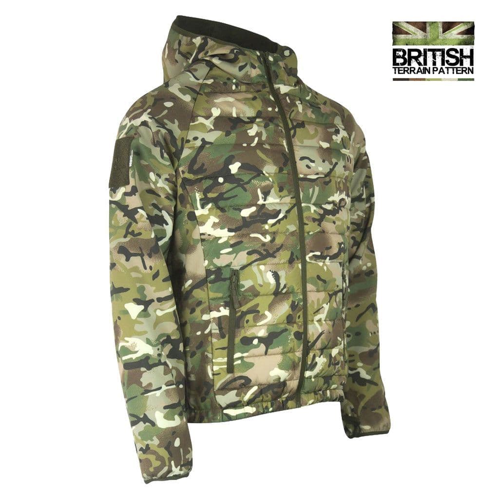 Kombat UK Venom Tactical Padded Jacket in BTP Camo – Preppers Shop UK