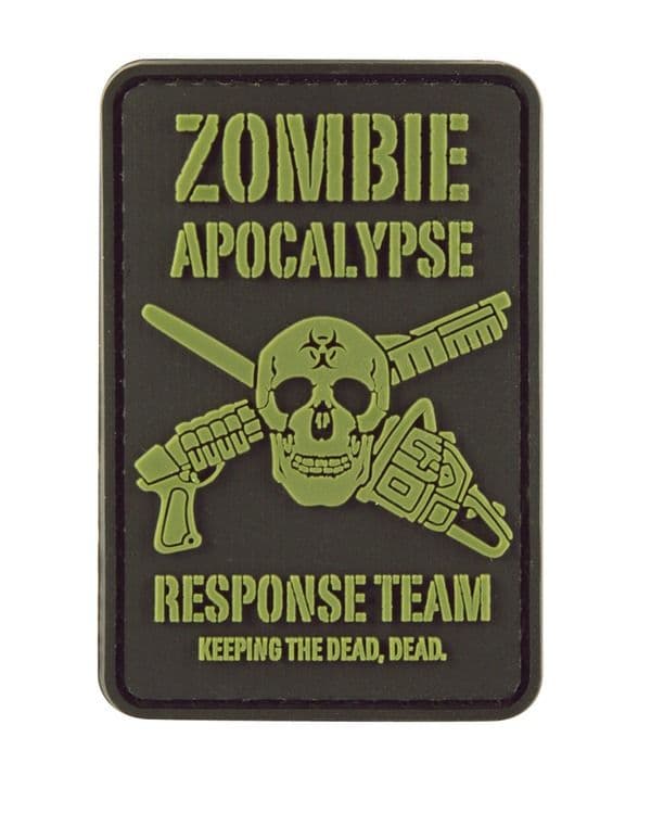 Kombat UK Zombie Apocalypse Embroidered Patch For Tactical Gear ...