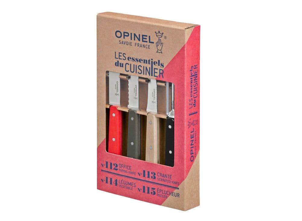 Opinel Loft 4pc Kitchen Knife Set - Preppers Shop UK