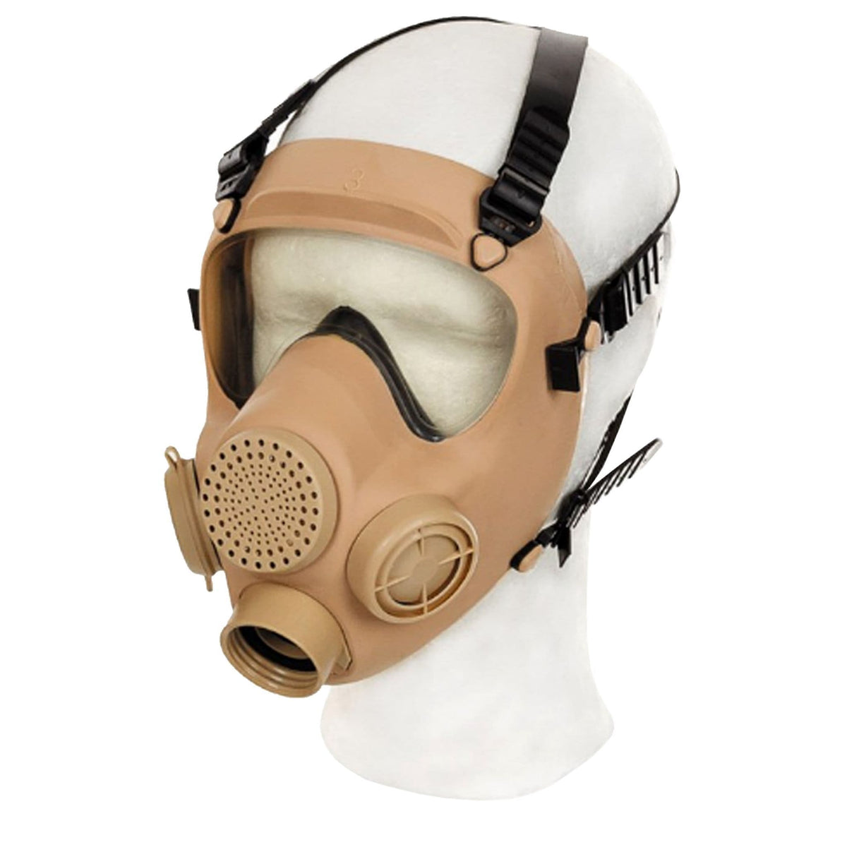 Polish Military MP5 Gas Mask With Filter & Bag - Desert – Preppers Shop UK